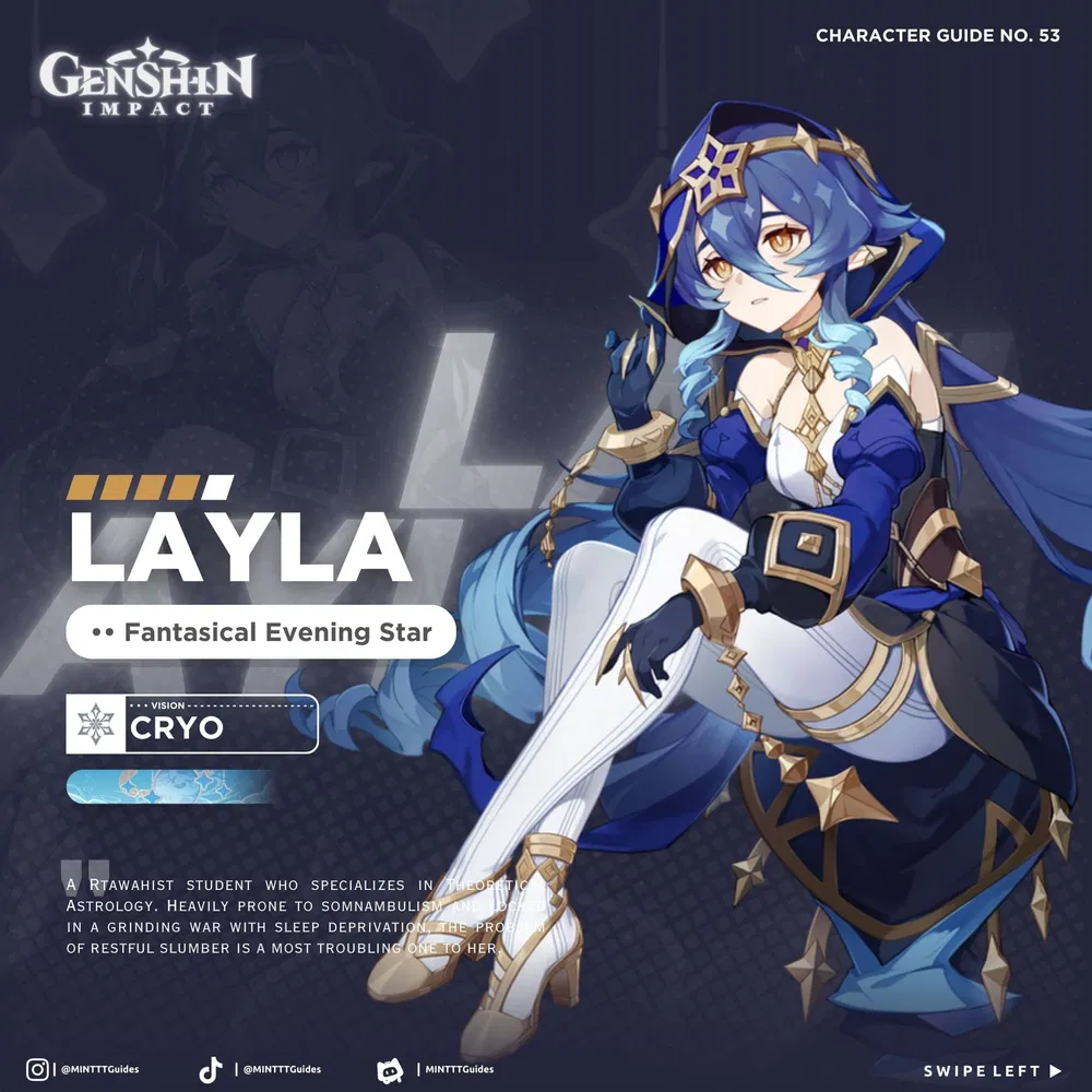 LAYLA - BUILD GUIDE (V4.6) | GENSHIN IMPACT
