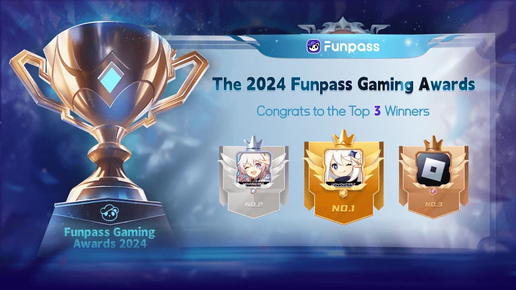 Winners Announced! Congrats to the Top 3 for Funpass Gaming Awards 2024 ...