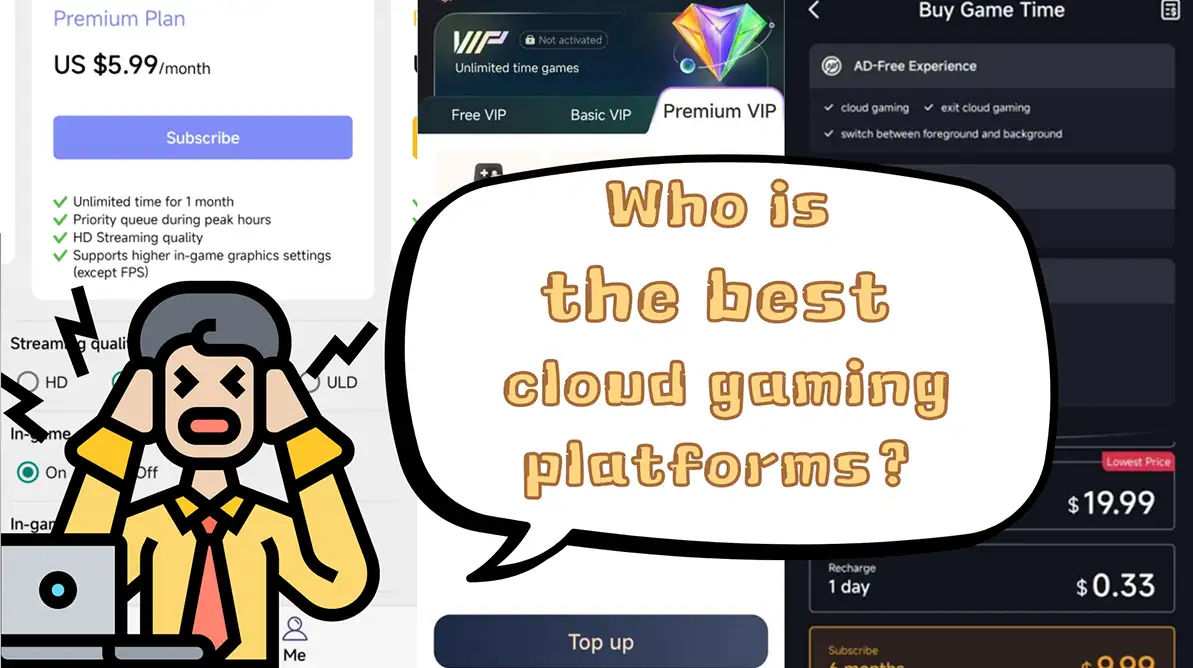 Who is the Best Cloud Gaming Platform? Comparison and Recommendation