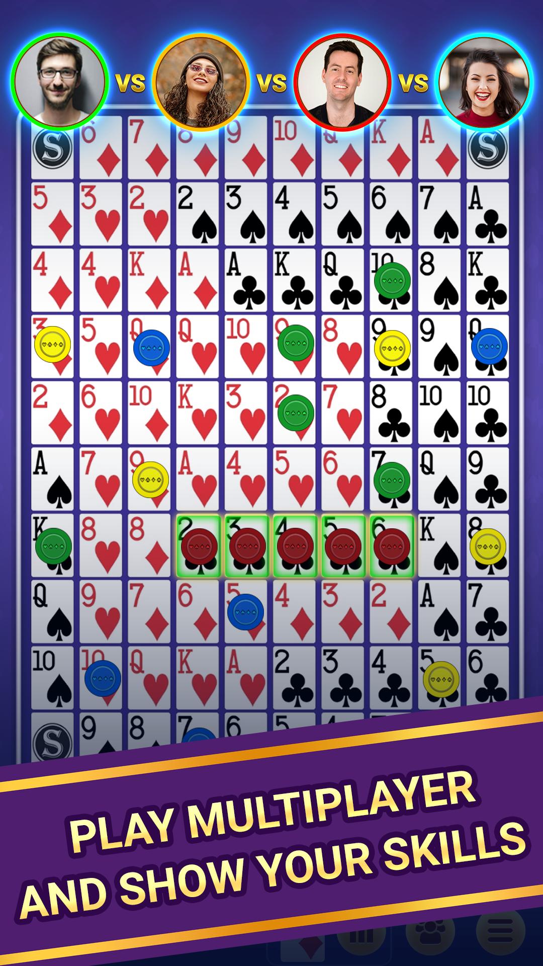 Download and Play Sequence Card Game : Jacks on PC (Emulator)