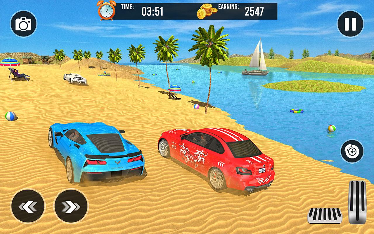 Download and Play Crazy Car Water Surfing Games on PC (Emulator)