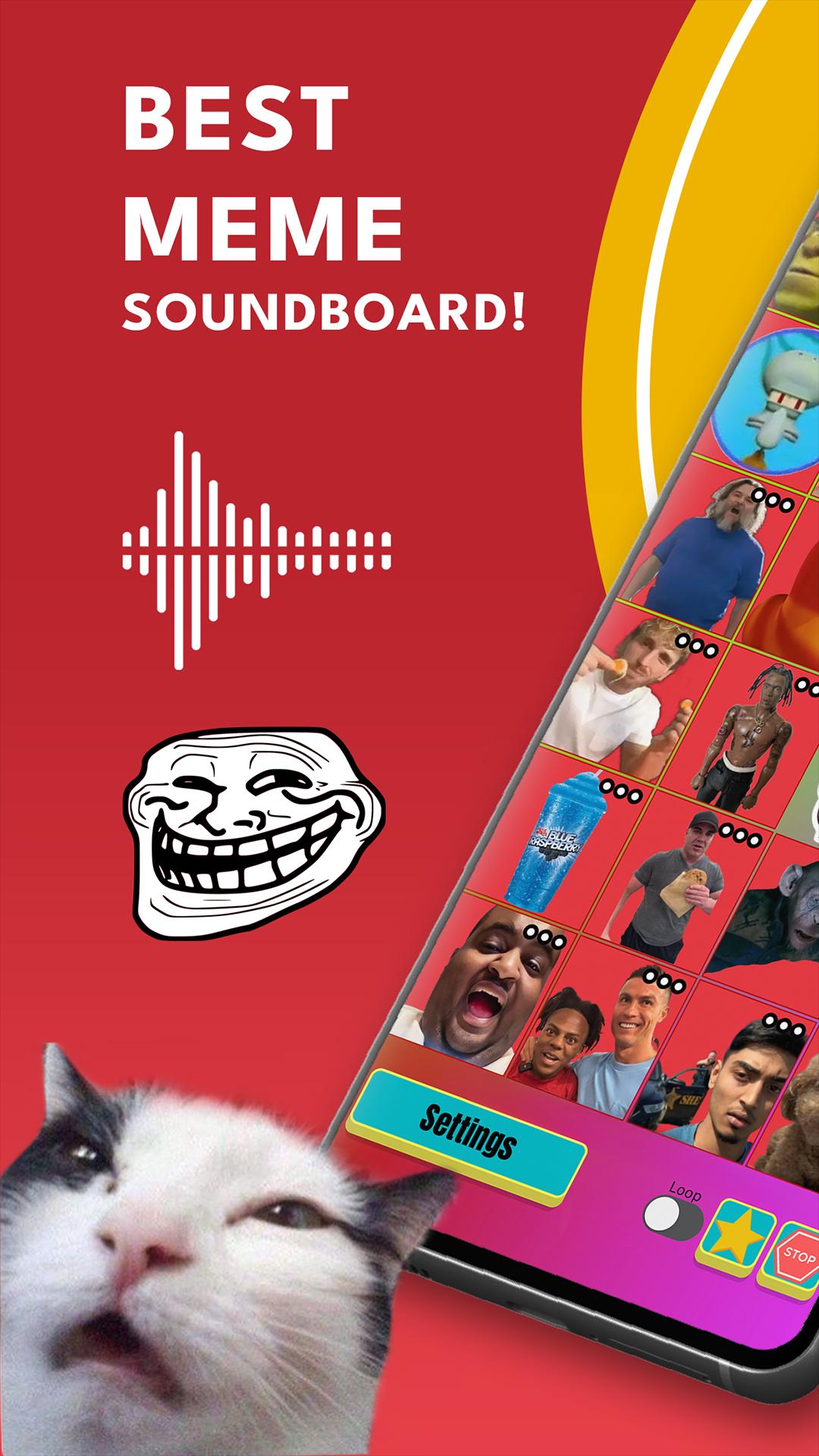 Downloaden & Spielen Meme Soundboard 2025 Ultimate auf PC(Emulator)