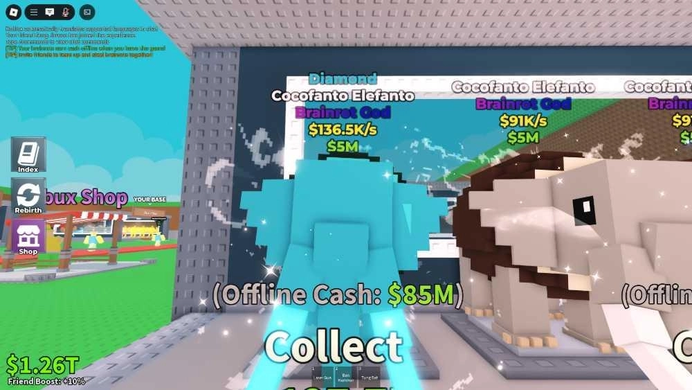 Todas las estadísticas de personajes en Steal A Brainrot – Roblox