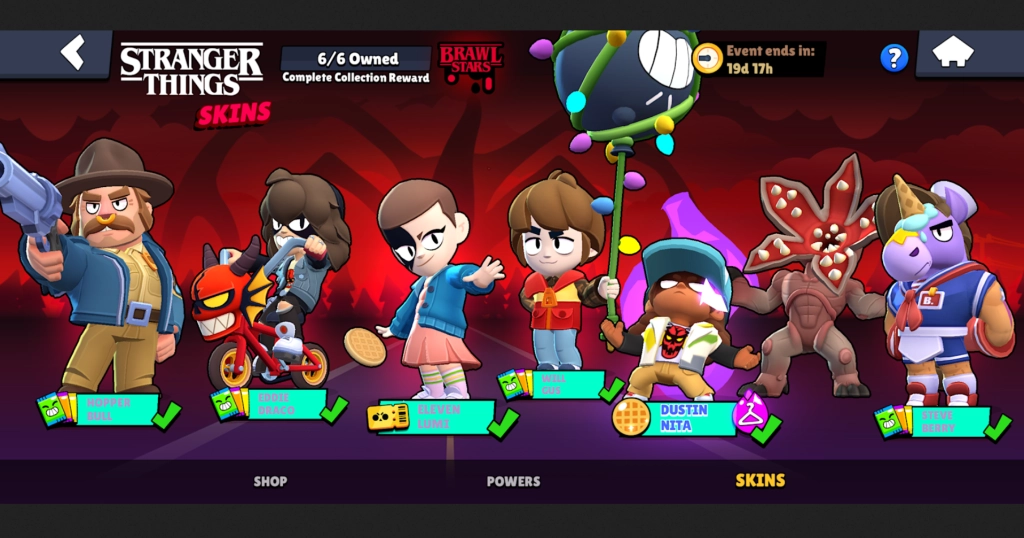 Guía De Evento De Stranger Things En Brawl Stars Cajas Nuevas Y Novedades