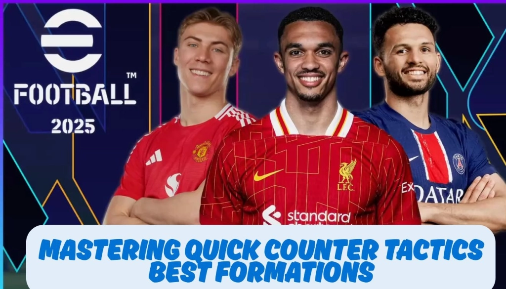 A Guide to Best Quick Counter Formations in eFootball 2025