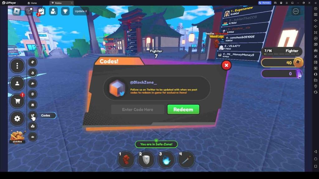 Roblox Anime Fighting Simulator X Codes: Clash of Legends - 2025 March