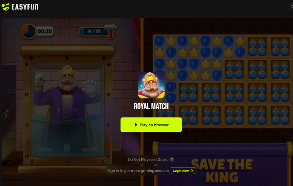 How to Download and Play Royal Match on PC - Beginners Guide