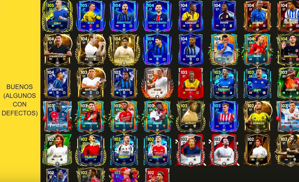 FC Mobile — Tierlist definitiva de los mejores delanteros “DC”