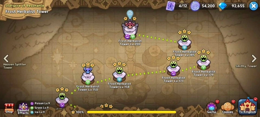CookieRun: Kingdom Starspire of Resonance Frost Herbalist Tower Best ...
