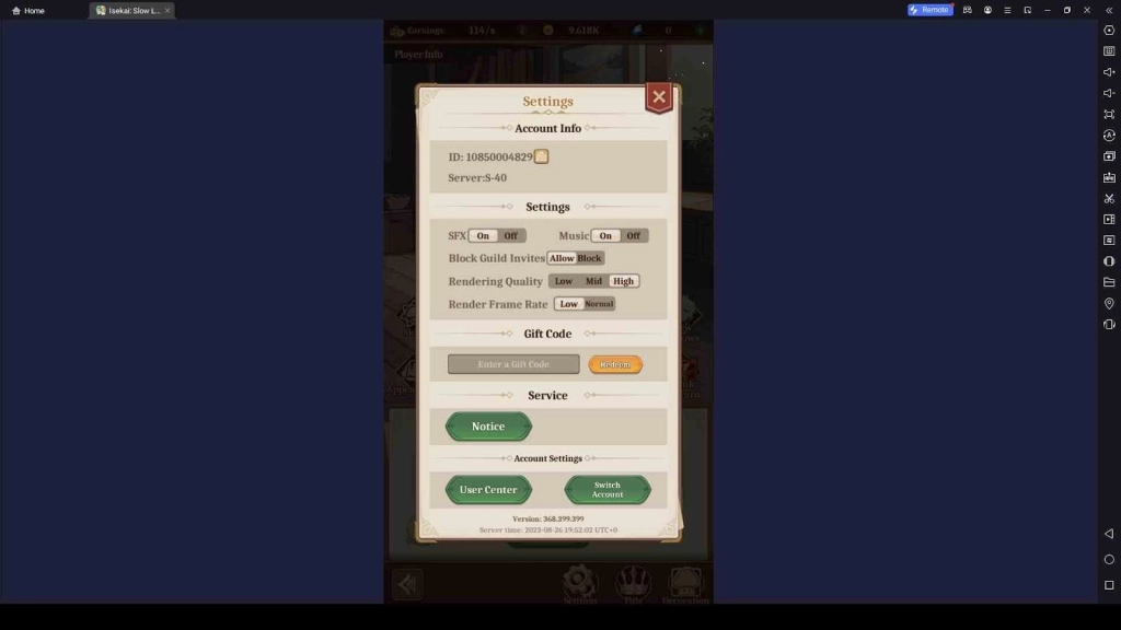 Isekai: Slow Life Codes - June 2025