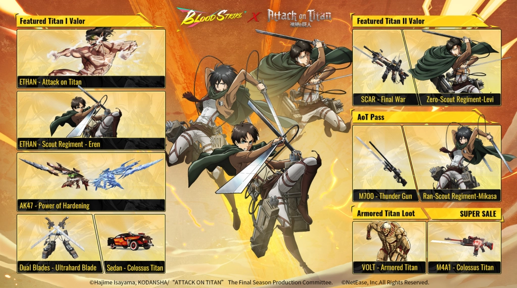 Blood Strike x Attack On Tittan — Lo que trae esta colaboración