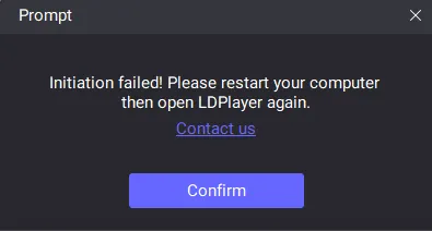 How to Fix Initiation Failed Error when Opening The Emulator