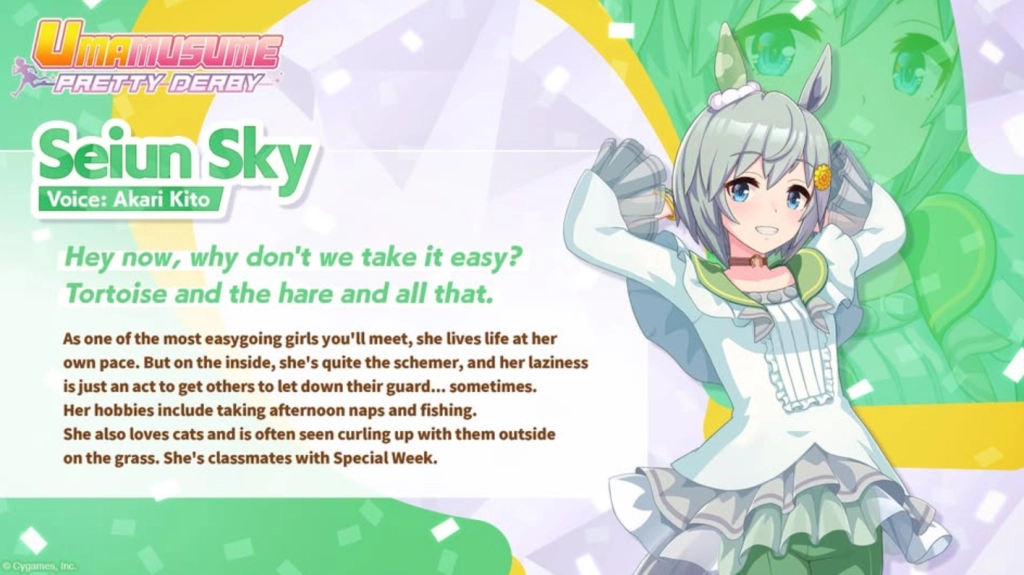 Guía Definitiva para Seiun Sky (Reeling in the Big One) en Umamusume