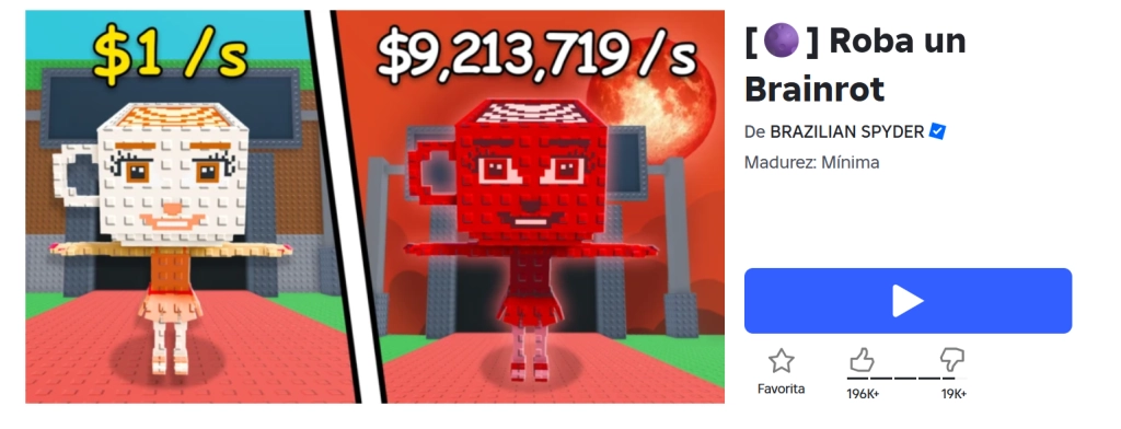 Todas las estadísticas de personajes en Steal A Brainrot – Roblox