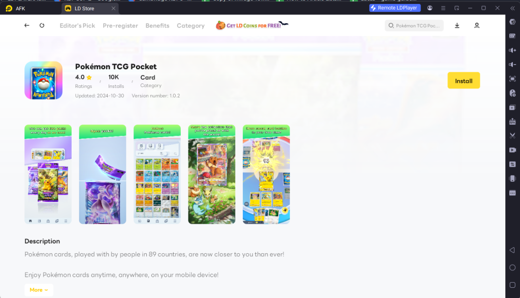 How to Download and Play Pokemon TCG Pocket on PC - Beginners Guide