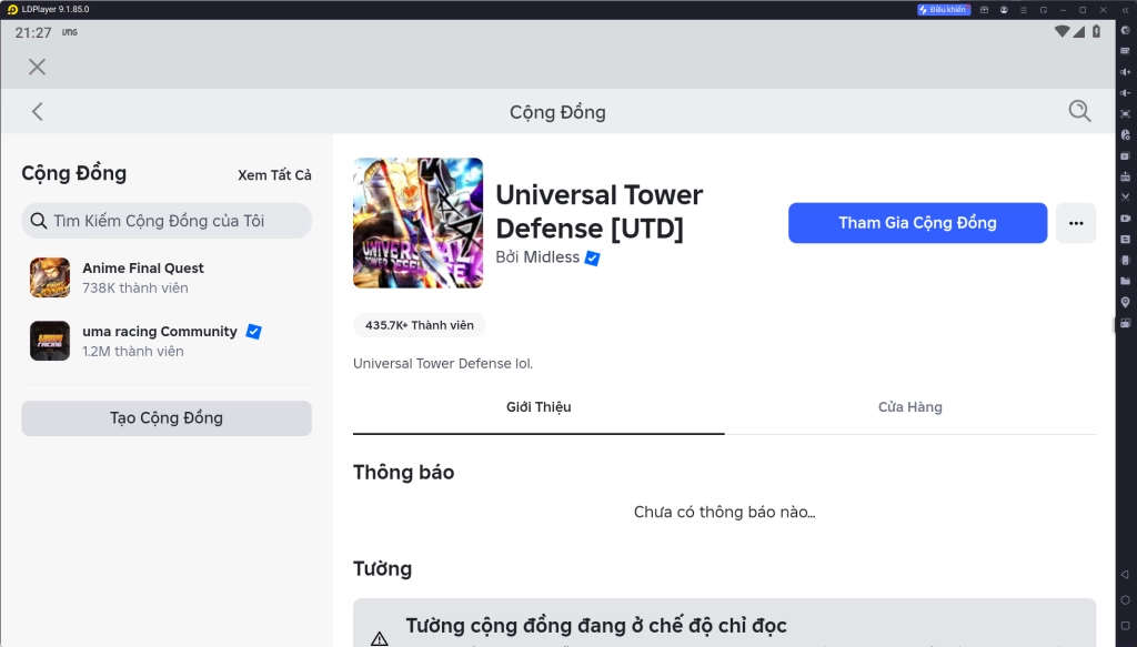 Full bộ code Universal Tower Defense - Hướng dẫn cách nhập chi tiết
