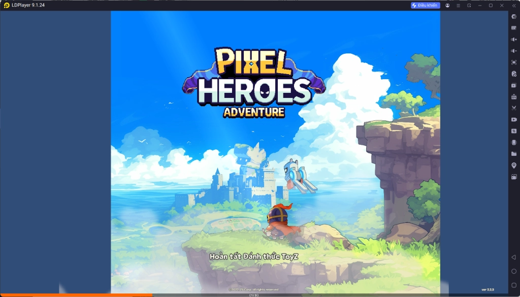 Cách chuyển màn hình ngang cho Pixel Heroes Adventure trên LDPlayer