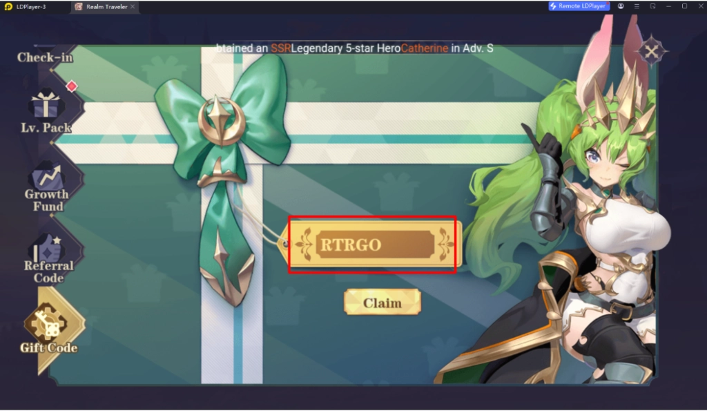 Realm Traveler แจกโค้ด Giftcode อัปเดตเรื่อยๆ ไอเทมเพียบ!! พร้อมวิธีกรอก