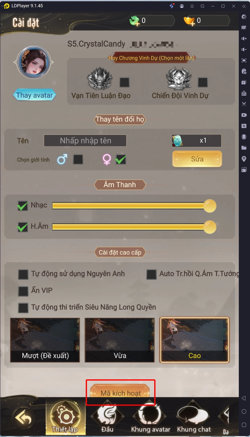 Full bộ code Phàm Nhân Ngự Linh Truyện OEG - Hướng dẫn cách nhập chi tiết