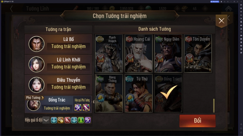 Tam Quốc Legend VTC: Hướng dẫn xây dựng đội hình meta