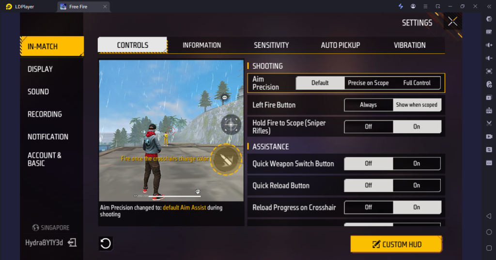 Garena Free Fire Sensitivity Guide for Better Aiming with LDPlayer