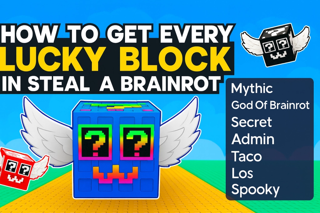 Cómo conseguir cada Lucky Block en Steal a Brainrot — Guía de obtención ...
