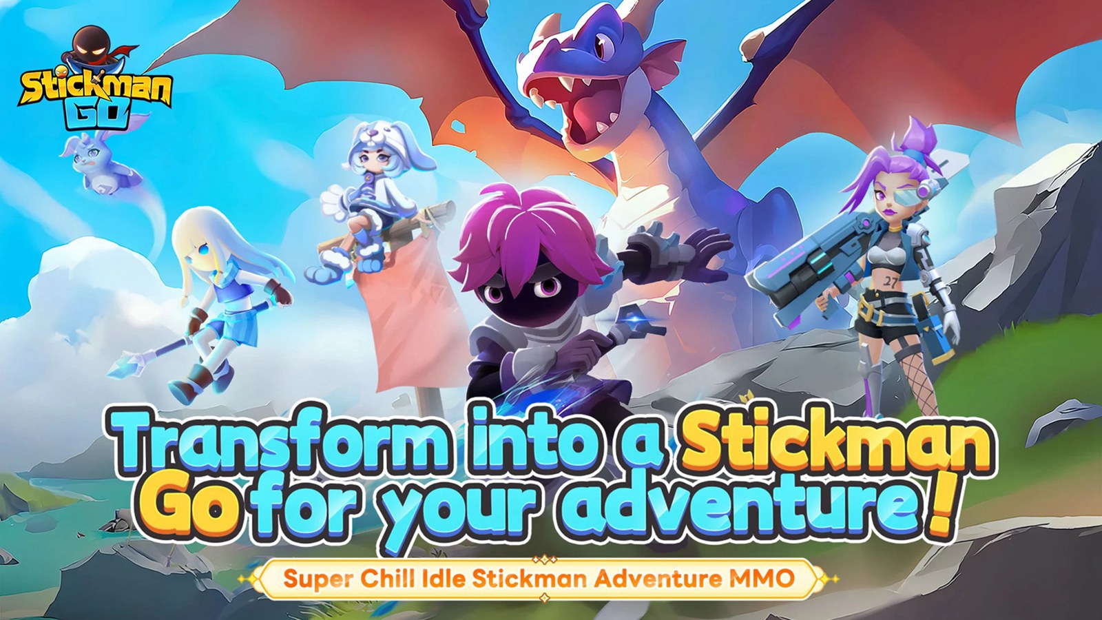 Downloaden & Spielen Stickman GO auf PC(Emulator)