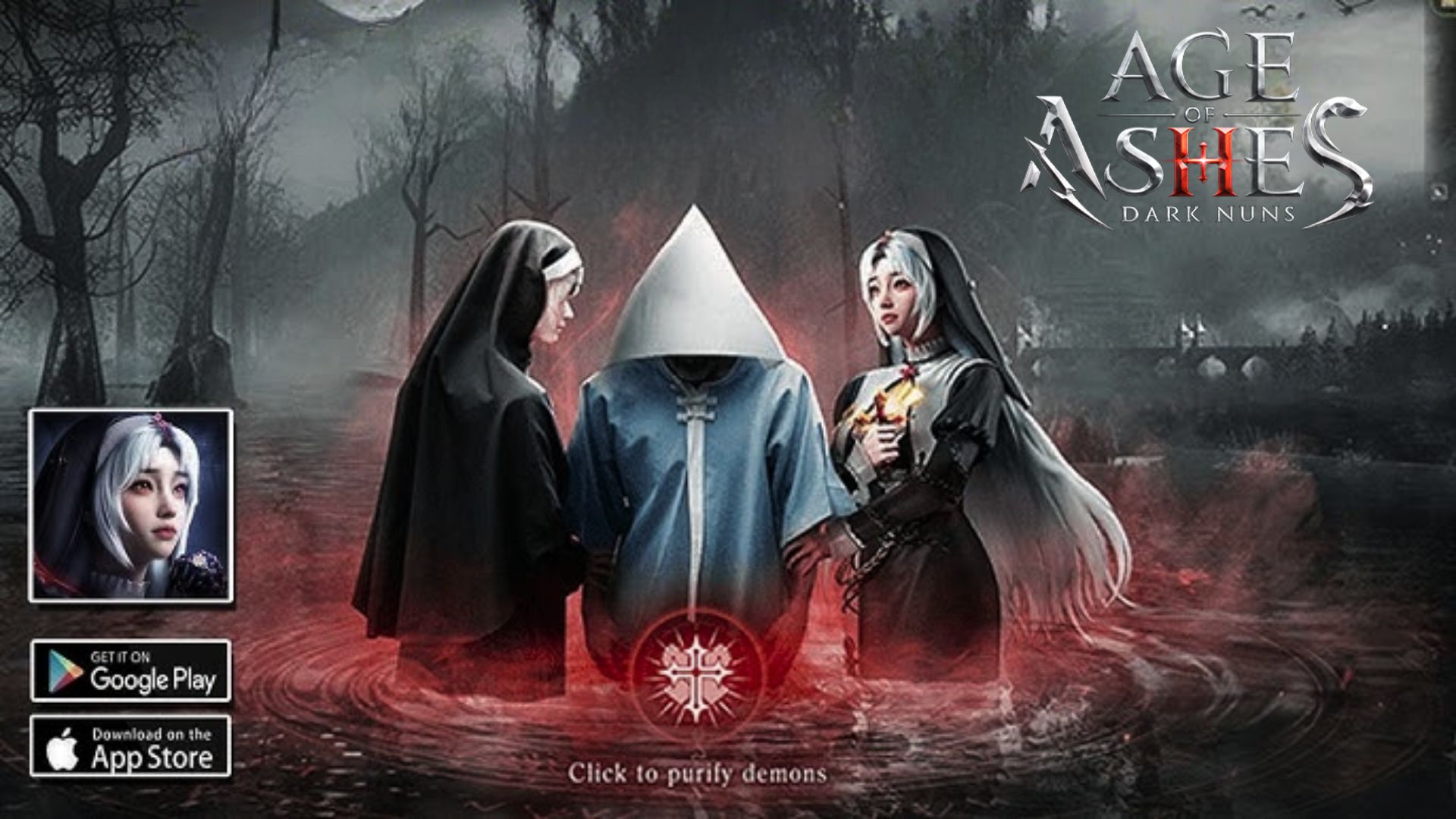 Age of Ashes: Dark Nuns Official Launch - LDGame Exclusive First Top-up Benefit & 40% Off Coupon